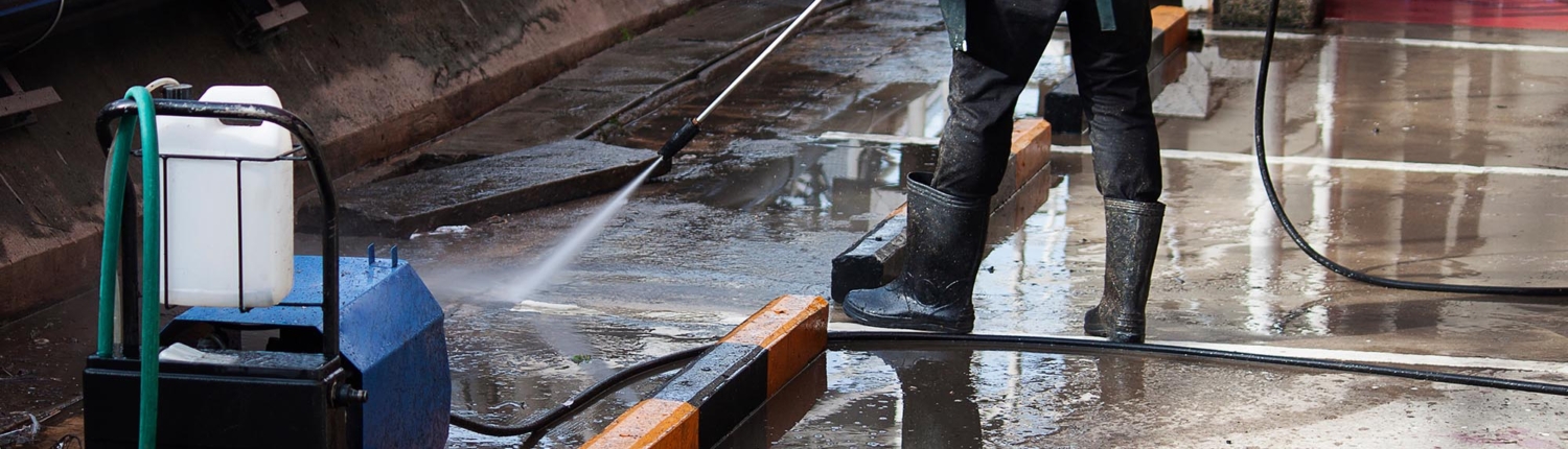 Parking Garage Pressure Washing | H2O Tulsa